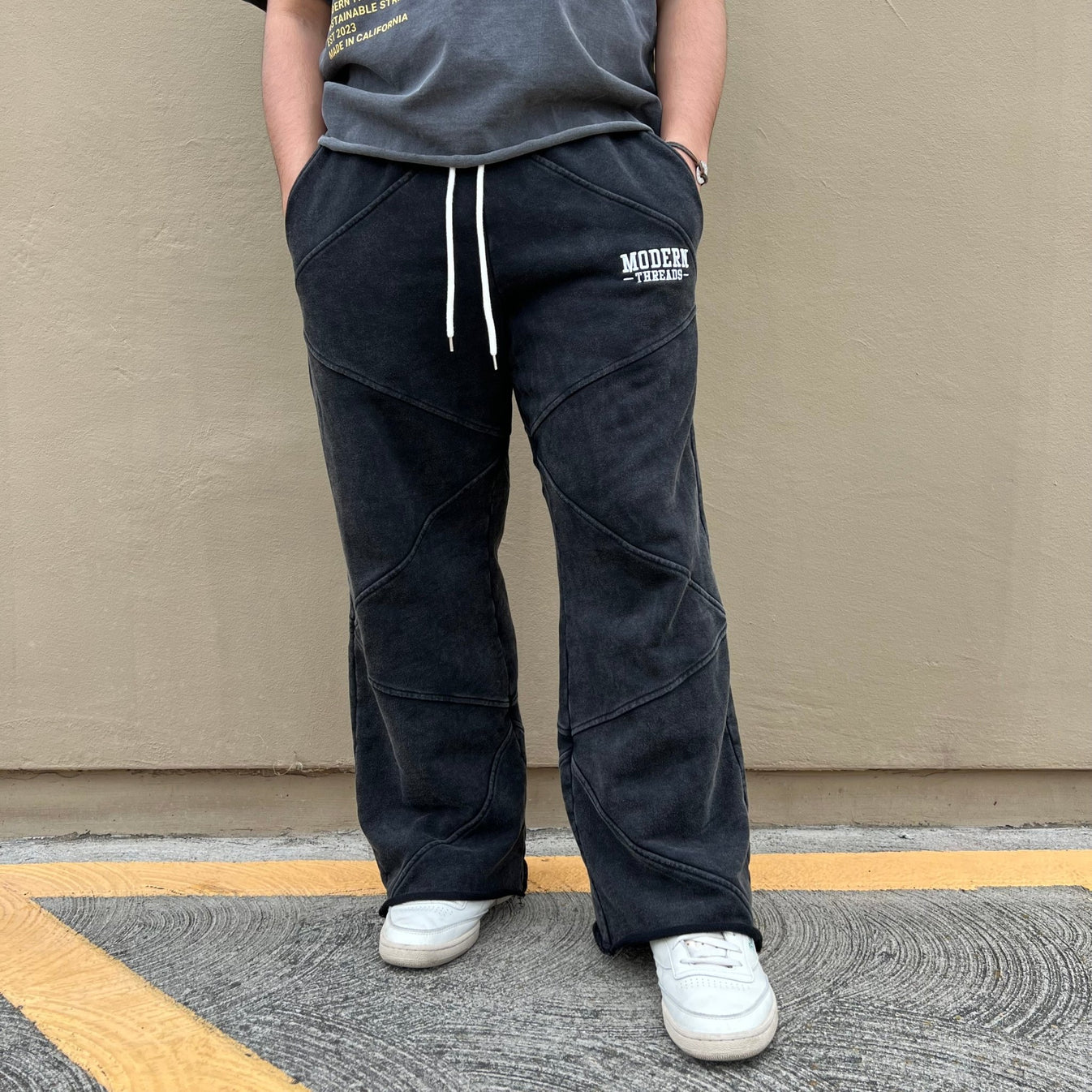 RELAXED WIDE LEG SWEATS | MODERN THREADS – Modern Threads